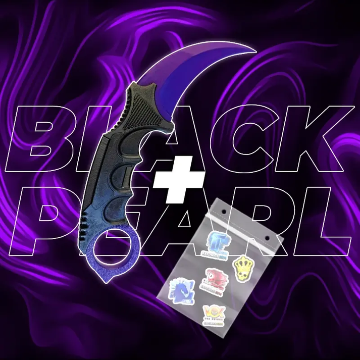 Nóż Karambit CS2 + 5x Naklejka CS2 – SpinFlipper