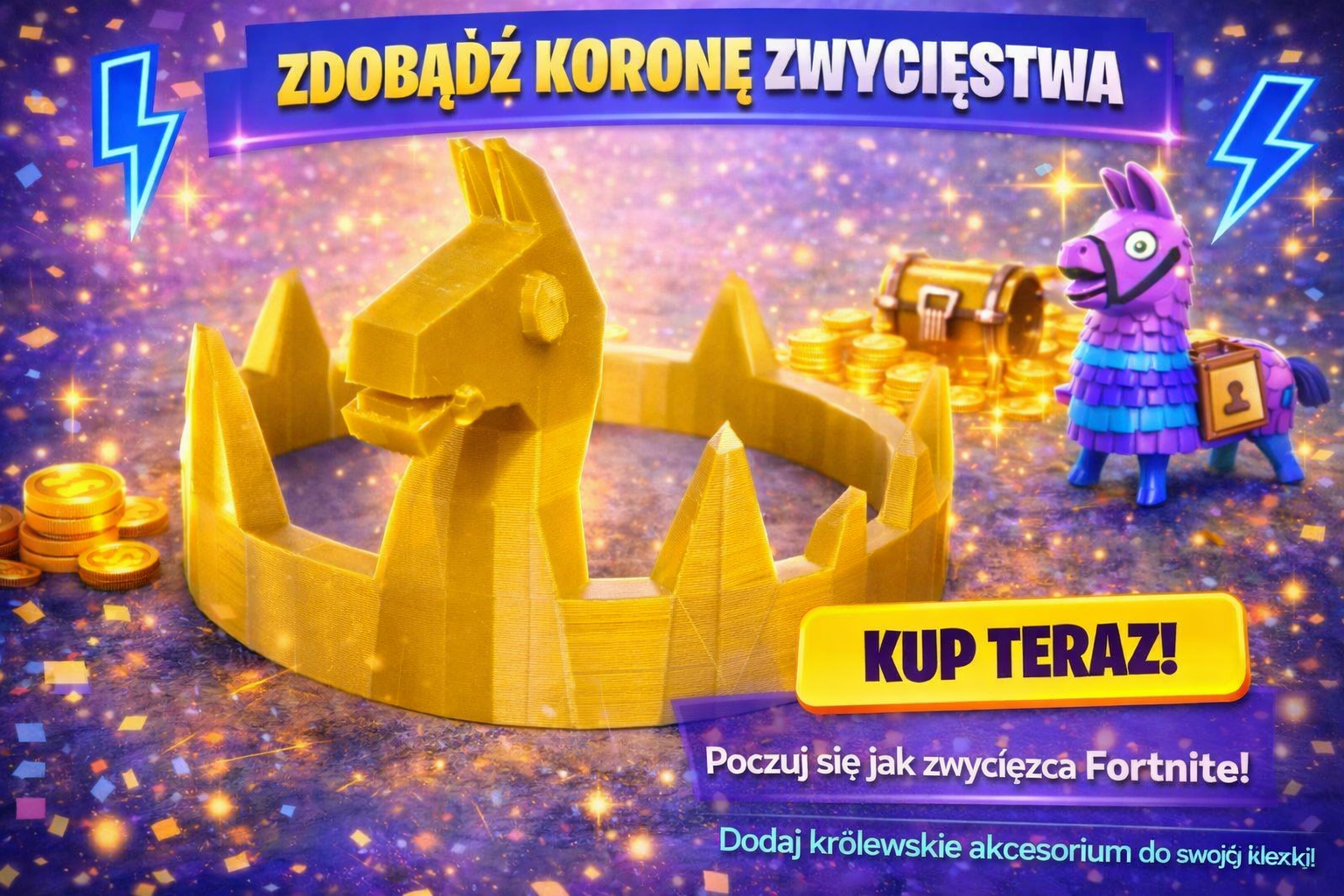 Fortnite Victory Royale Crown – SpinFlipper